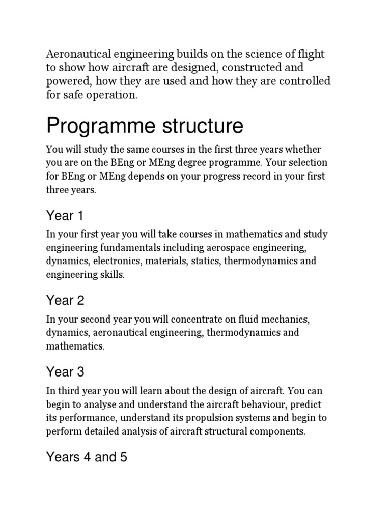 Aeronautical Engineering | PDF | Aerospace Engineering | Engineering