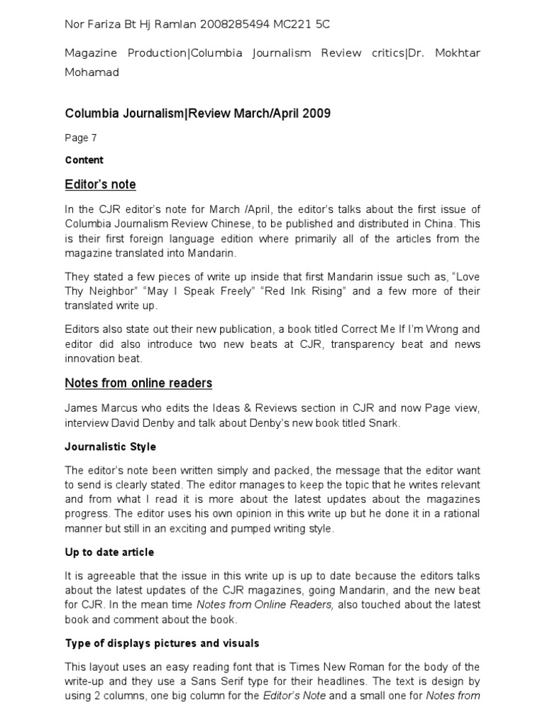 Columbia Journalism Review March | PDF | Newspapers | Craigslist