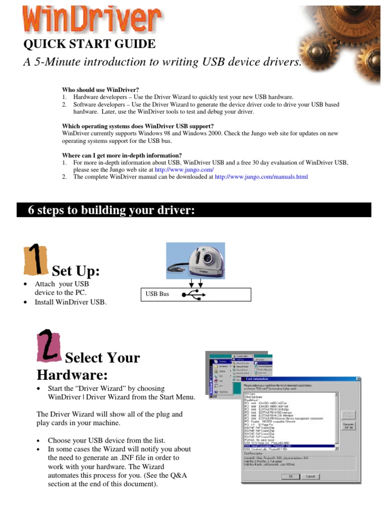 5 Minute Introduction To Writing USB Device Drivers | PDF | Device ...