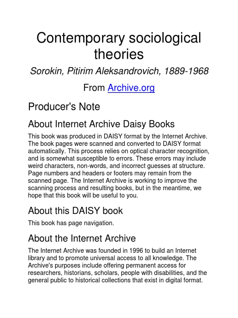 178328951 Contemporary Sociological Theories | Materialism | Sociology