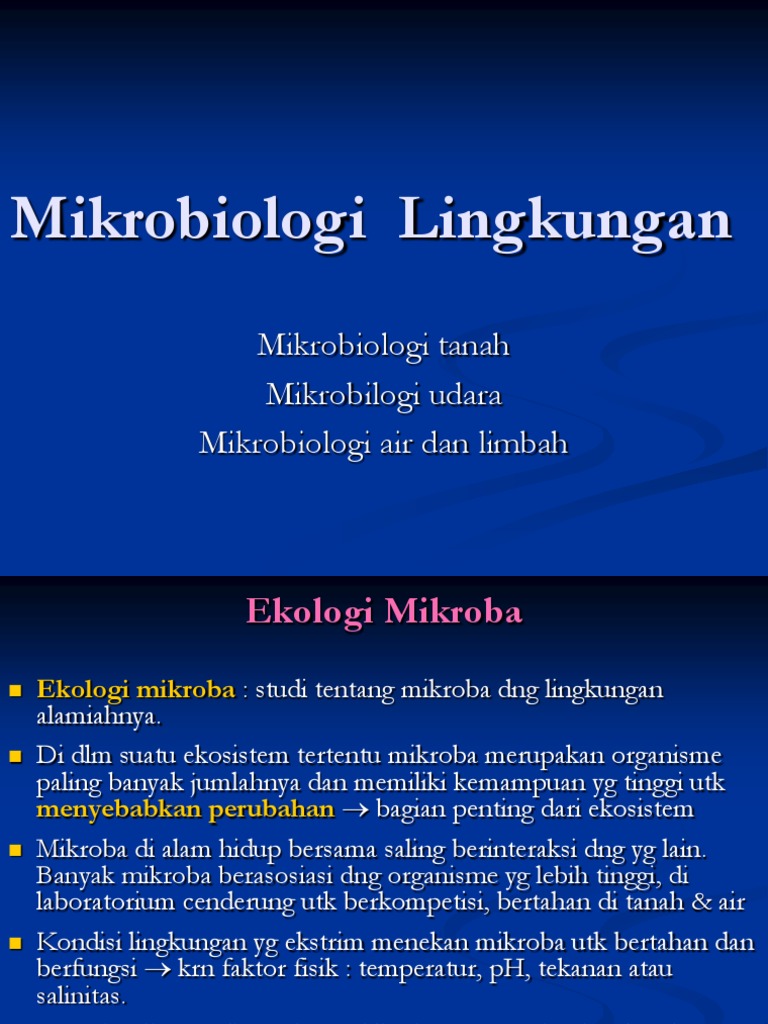 7 Mikrobiologi Lingkungan-Rev | PDF