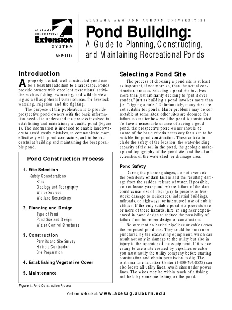 A Guide to Properly Planning, Constructing, and Maintaining ...