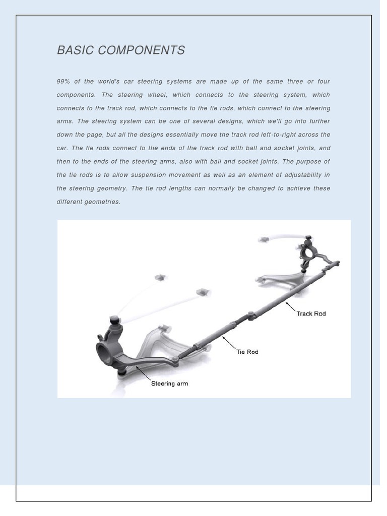 Steering and suspension basics | Suspension (Vehicle) | Steering