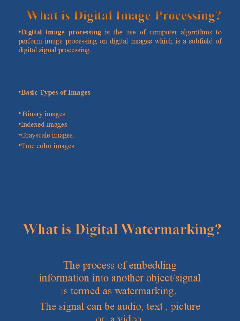 Digital Watermarking | PDF | Telecommunications Engineering | Digital ...