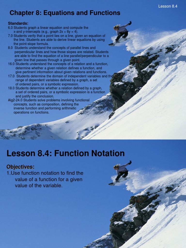 8 4 Function Notation | PDF | Function (Mathematics) | Variable (Mathematics)