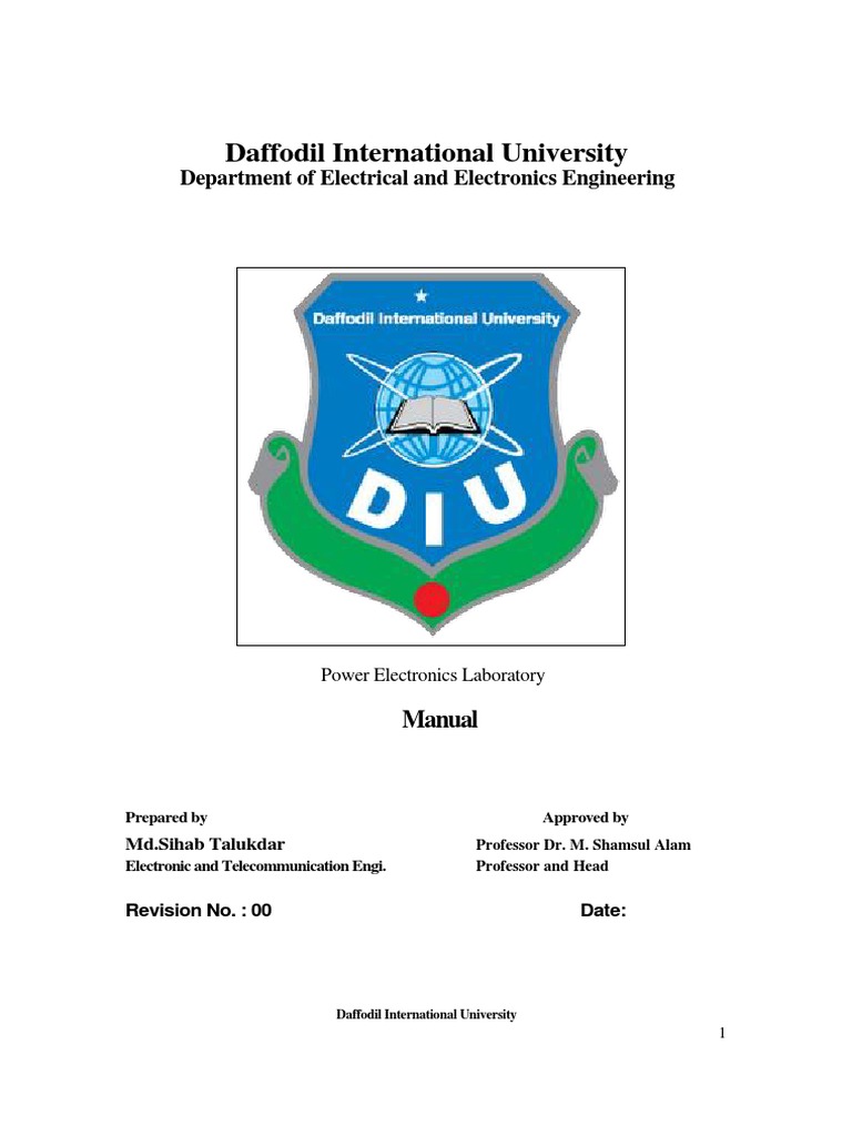 Power Electronics Lab Manual | PDF | Power Electronics | Power Inverter