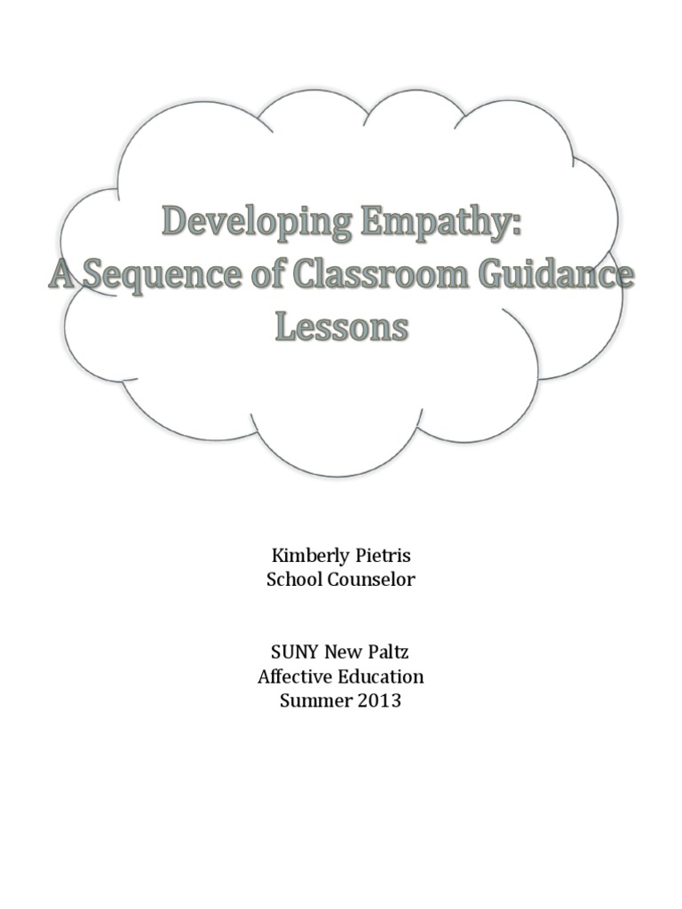 Empathy Classroom Guidance Lessons | PDF | Empathy | Prejudices