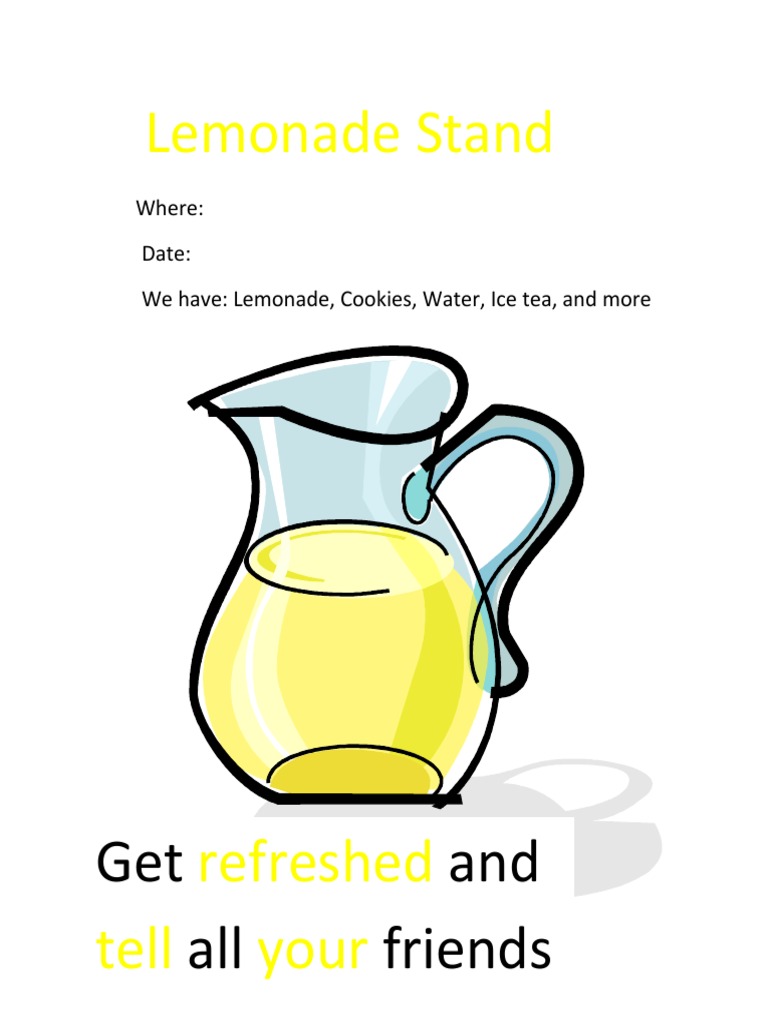 Lemonade Stand | PDF