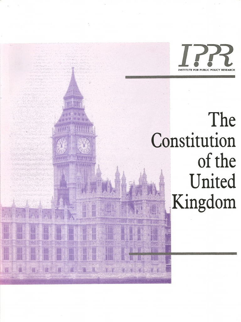 The Constitution of The United Kingdom | PDF | Parliament Of The United ...