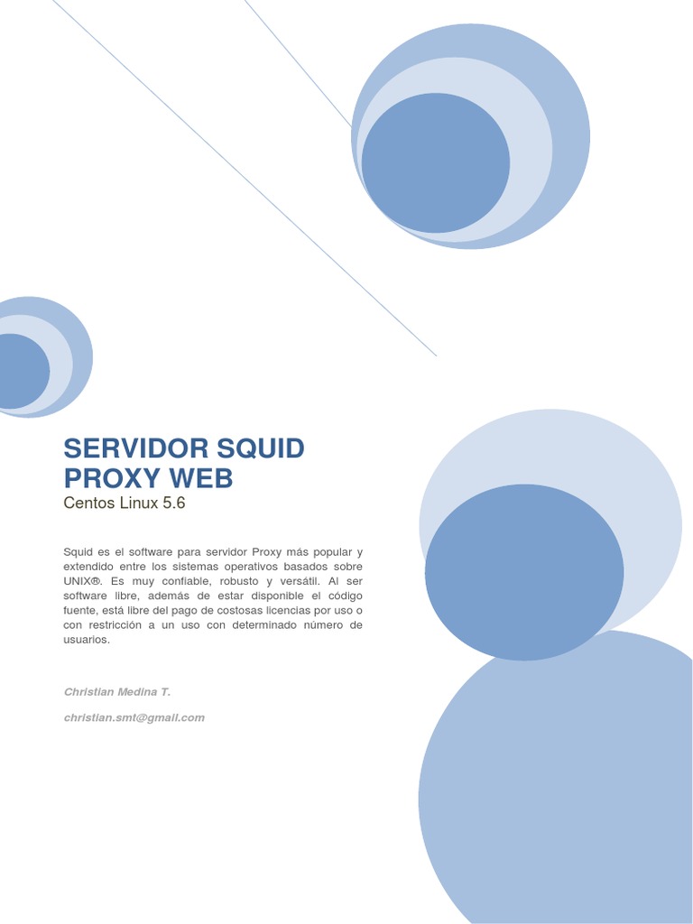 Manual Proxy Squid | PDF | Dirección IP | Point and Click