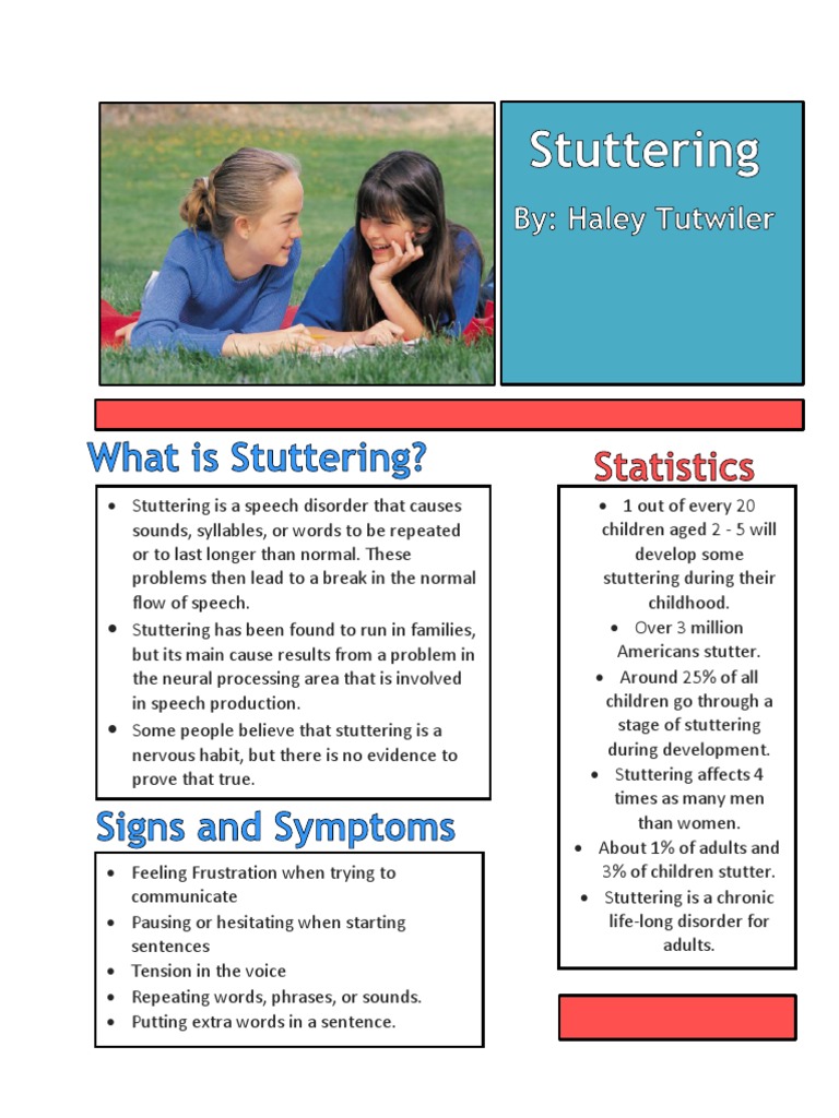 Fact Sheet: Stuttering | Download Free PDF | Stuttering | Speech