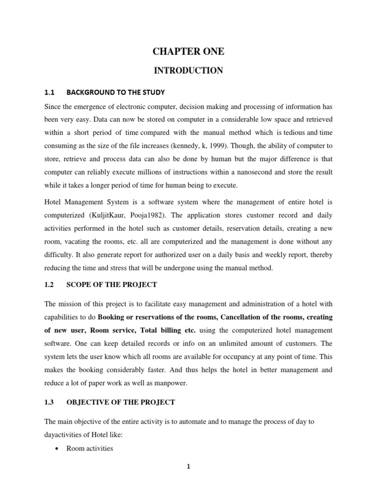 Hotel Management System Overview | PDF | Software Development ...