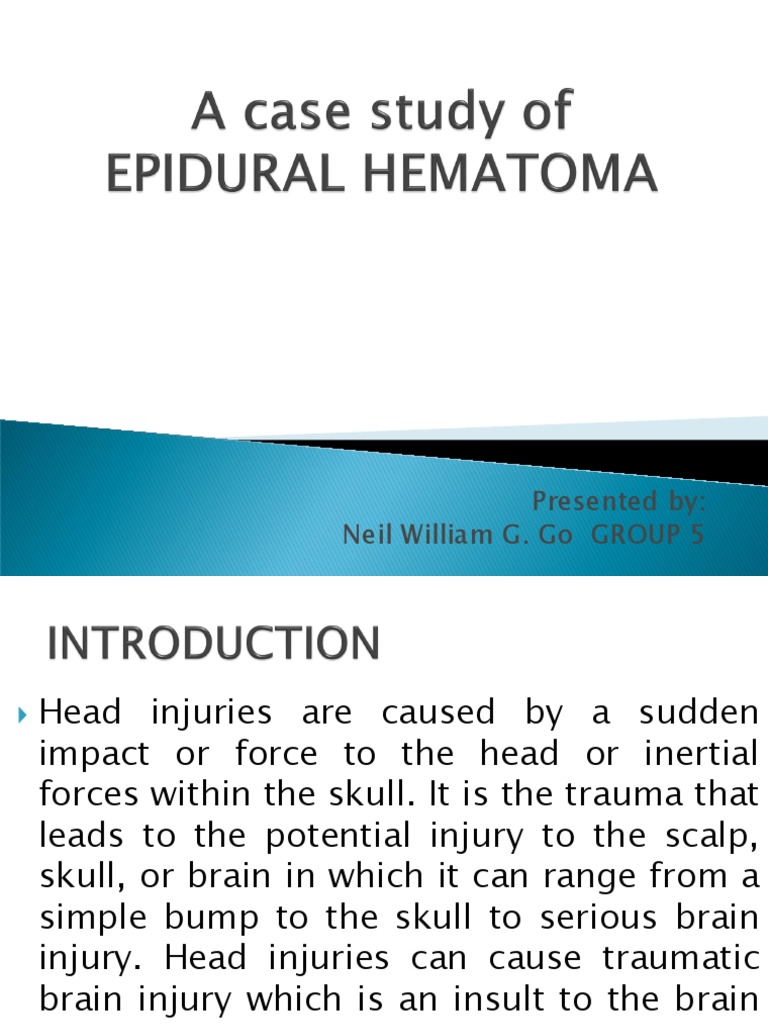 Epidural Hematoma Pdf