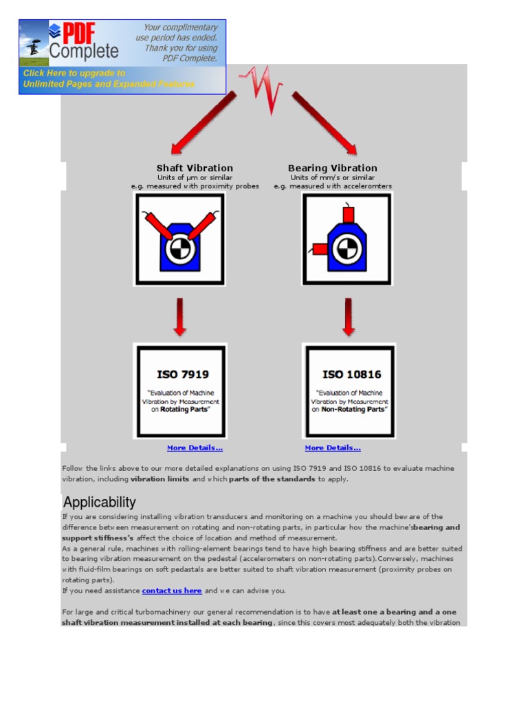 Vibration Standard | Download Free PDF | Bearing (Mechanical ...