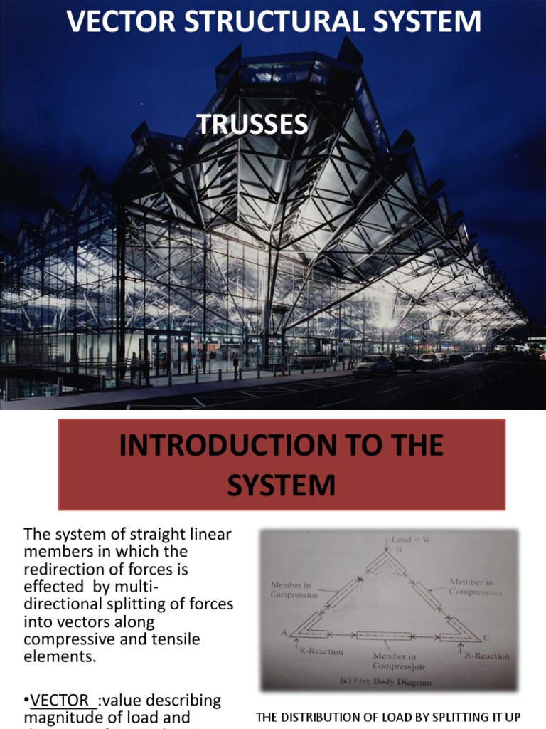 Vector Structural System Trusses | Truss | Architectural Design