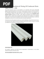 MS For Installation For PVC Perforated Pipes of Underdrain System ...