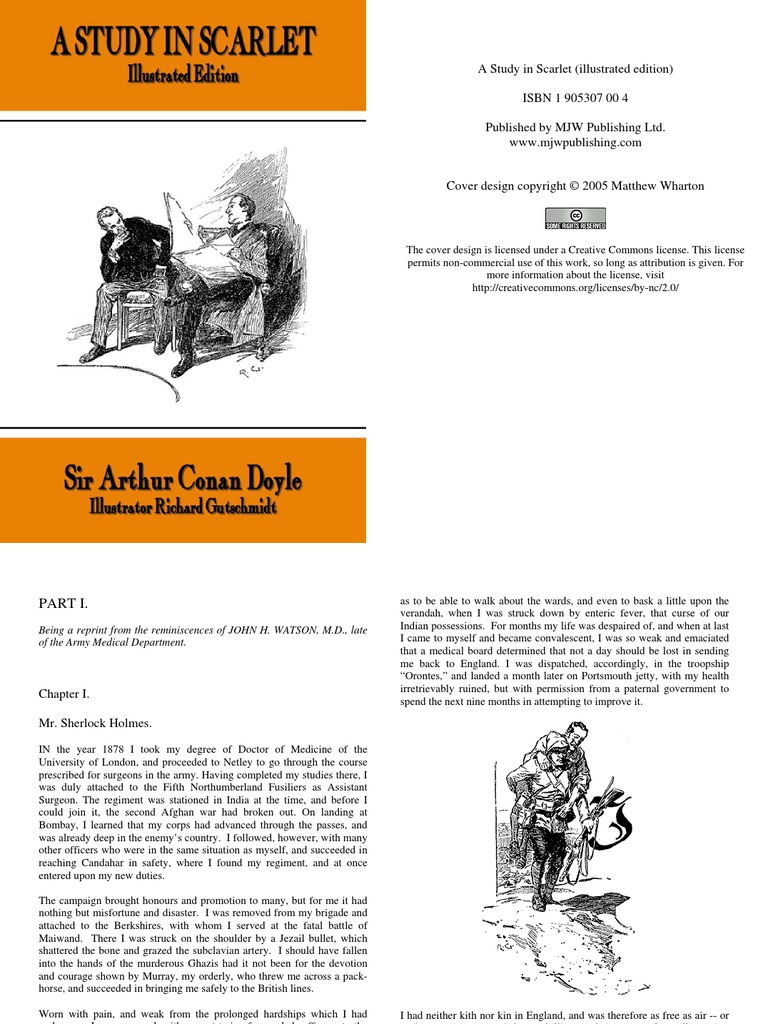 A Study in Scarlet | PDF | A Study In Scarlet | Dr. Watson