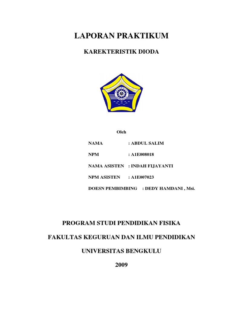 Karakteristik Dioda | PDF | Metode & Bahan Ajar | Sains & Matematika
