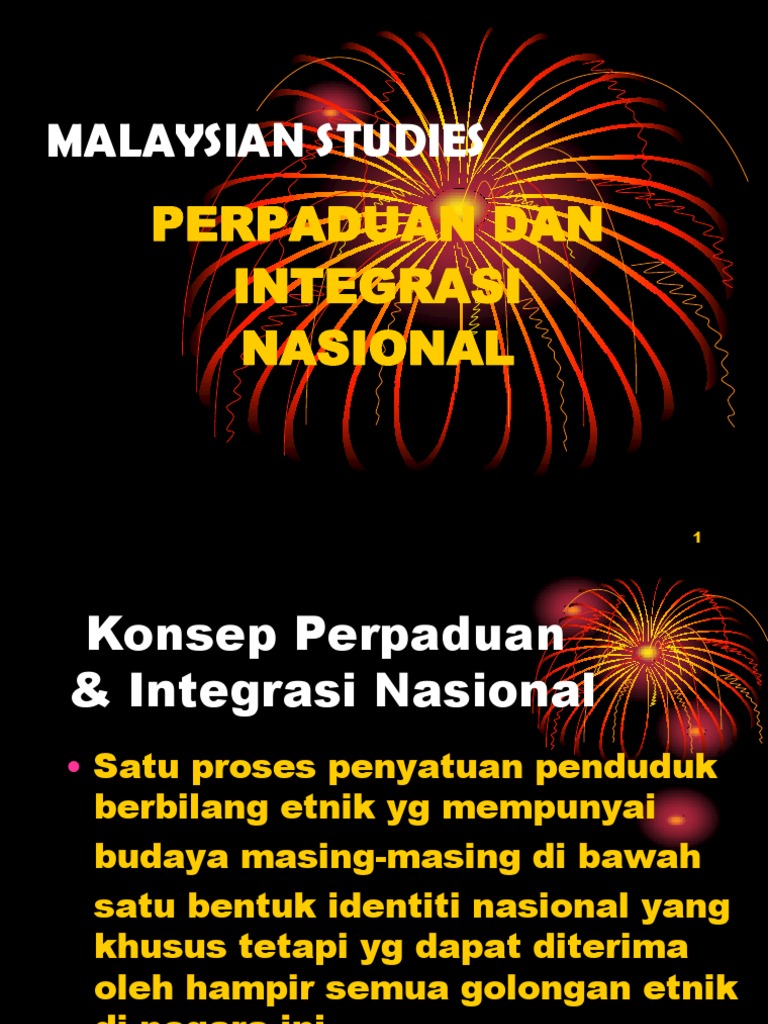 Perpaduan Integrasi Nasional | PDF