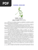 Miliminas Taong 0069 by Nilo Par. Pamonag | PDF