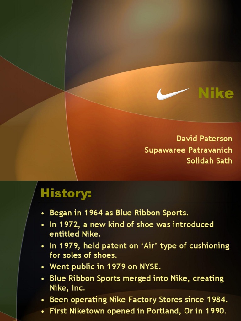 Nike PresentationL | PDF | Nike | Sports