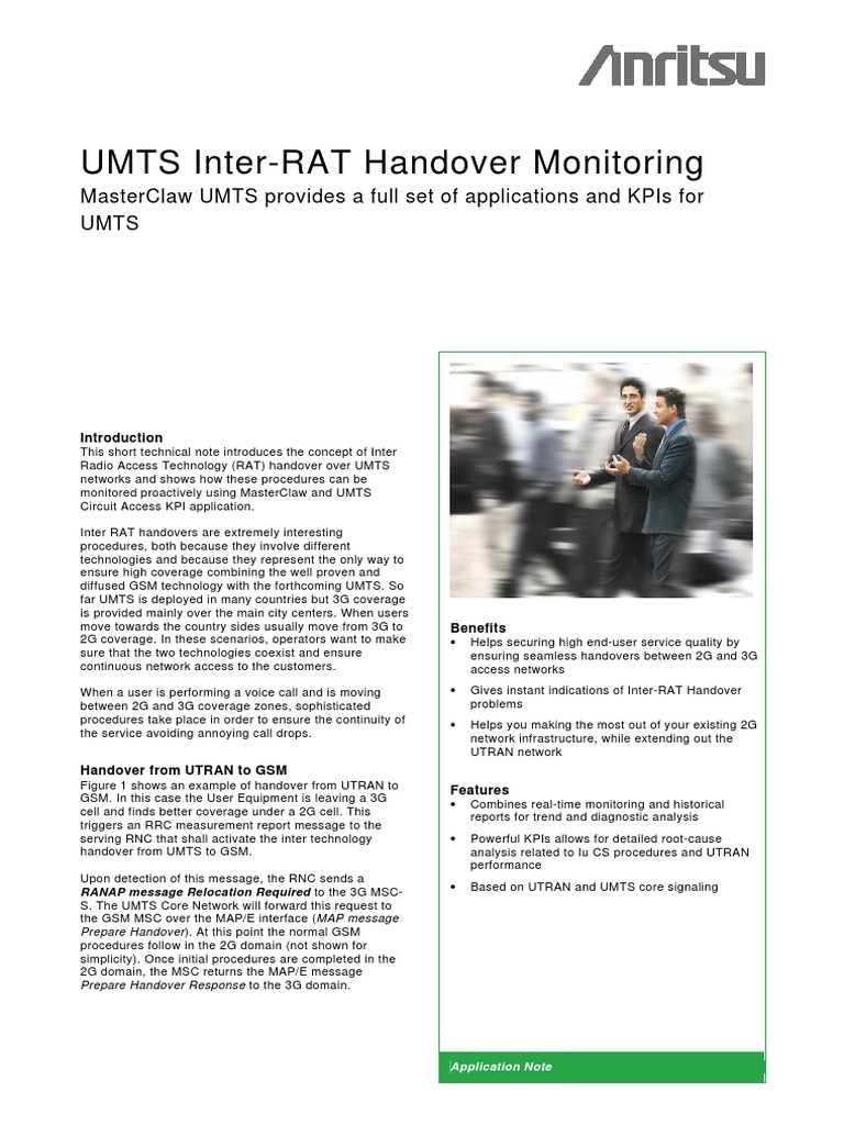 UMTS Inter-RAT Handover Monitoring | PDF | 3 G | Gsm