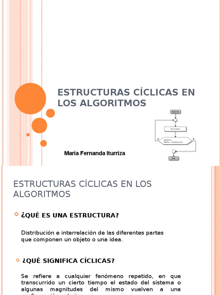 Estructuras Cíclicas en Los Algoritmos | PDF | Algoritmos | Variable (informática)