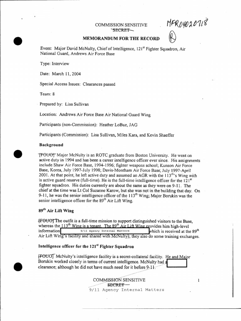 MFR Nara - t8 - Usaf - Mcnulty David - 3-11-04 - 00029 | PDF | United ...