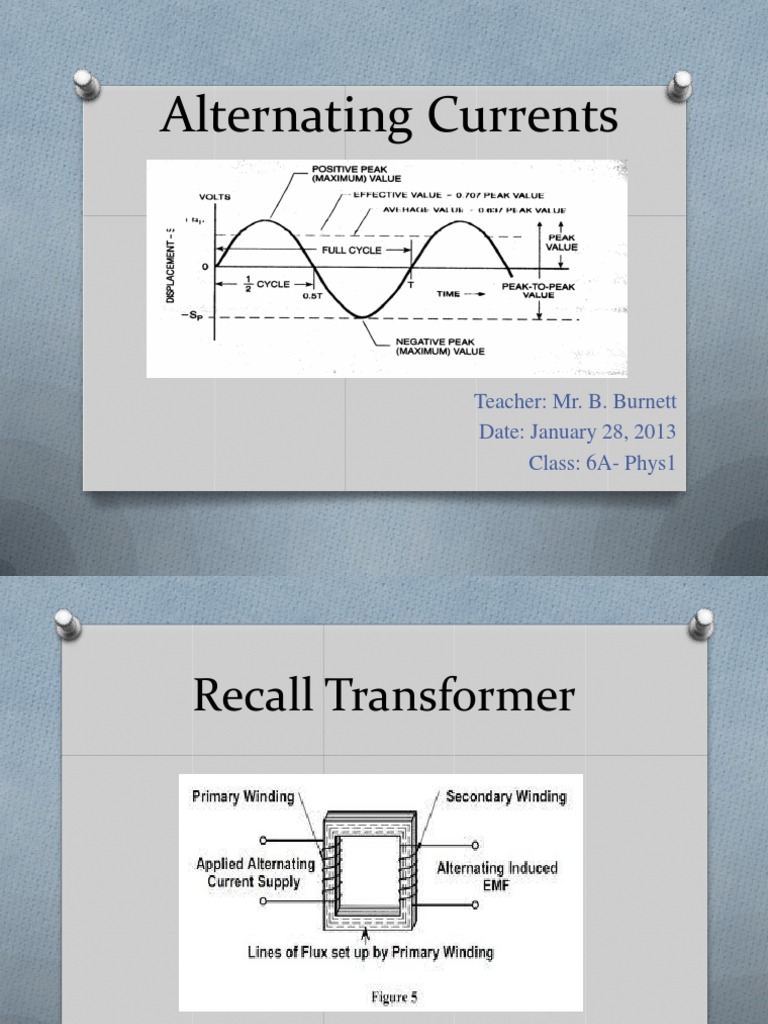 6A AC Theory | Alternating Current | Direct Current