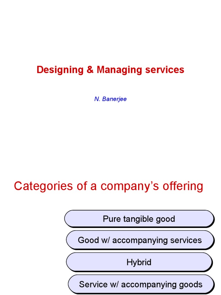 Understanding Service Design & Management | PDF | Marketing | Business