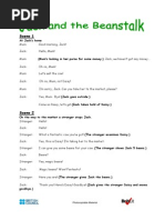 Jack and The Bean Stalk Play Script | PDF | Jack And The Beanstalk