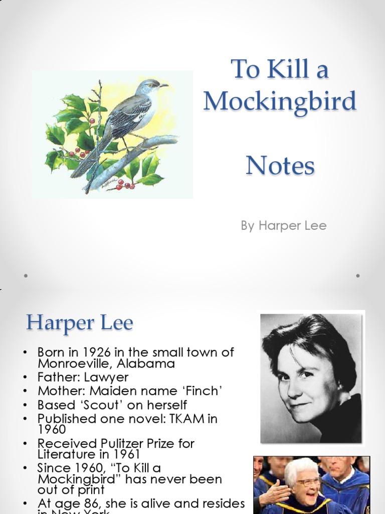 To Kill A Mockingbird Notes | PDF | To Kill A Mockingbird | Society