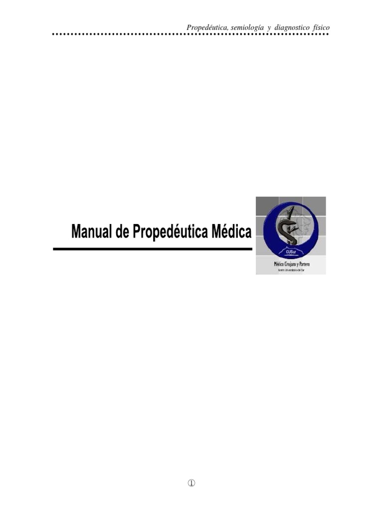Manual Prope | PDF | Diagnostico medico | Clínica
