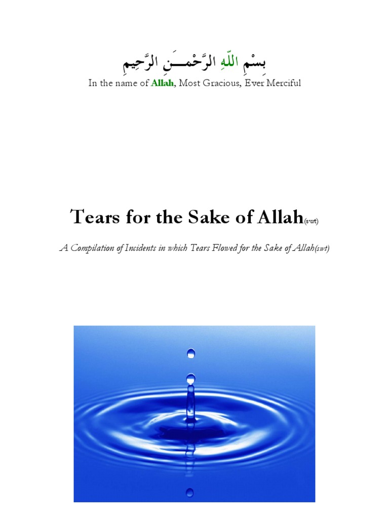 Tears For The Sake of Allah | PDF | Umar | Muhammad