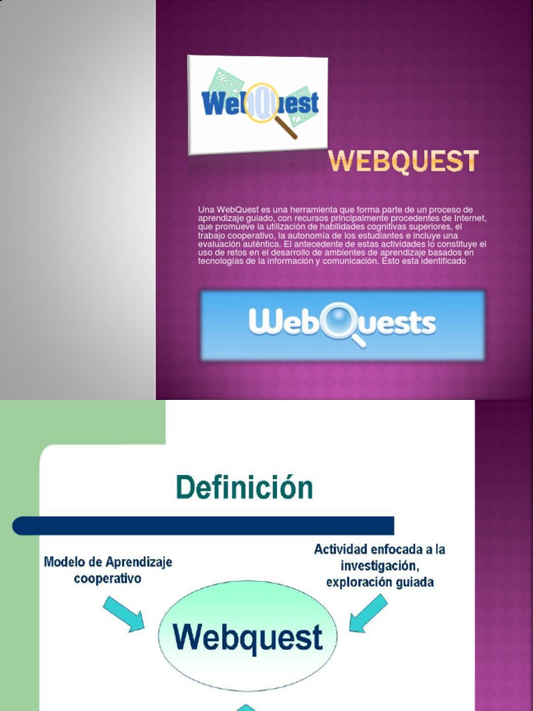 Webquest | PDF | Cognición | Aprendizaje