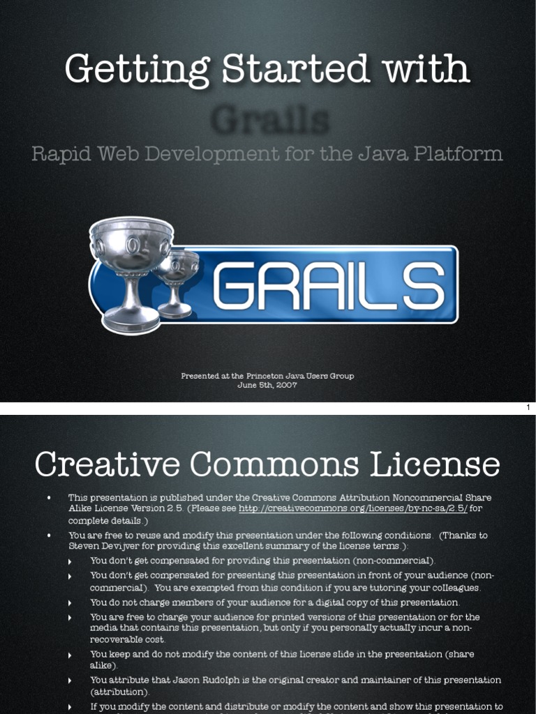Getting Started With Grails: Rapid Web Development For The Java ...
