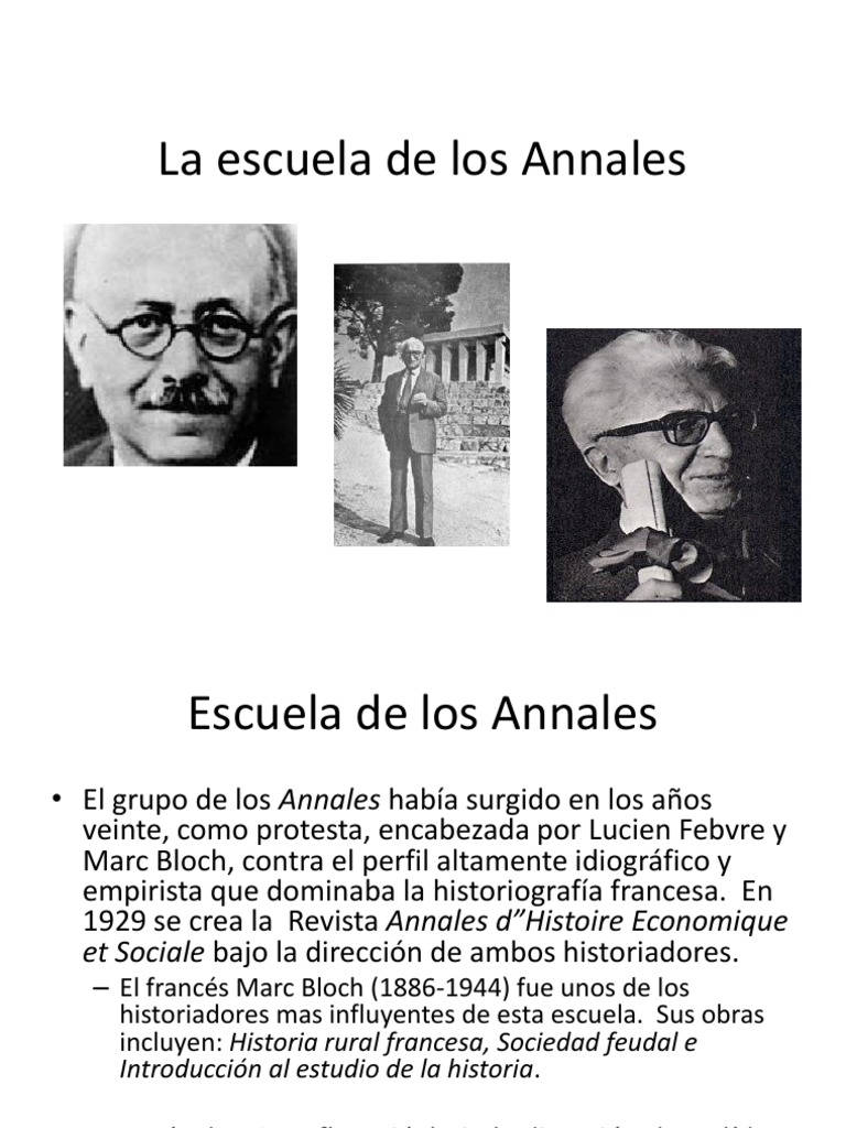 Escuela de Los Annales PTT II | PDF | Science | Ciencia filosófica