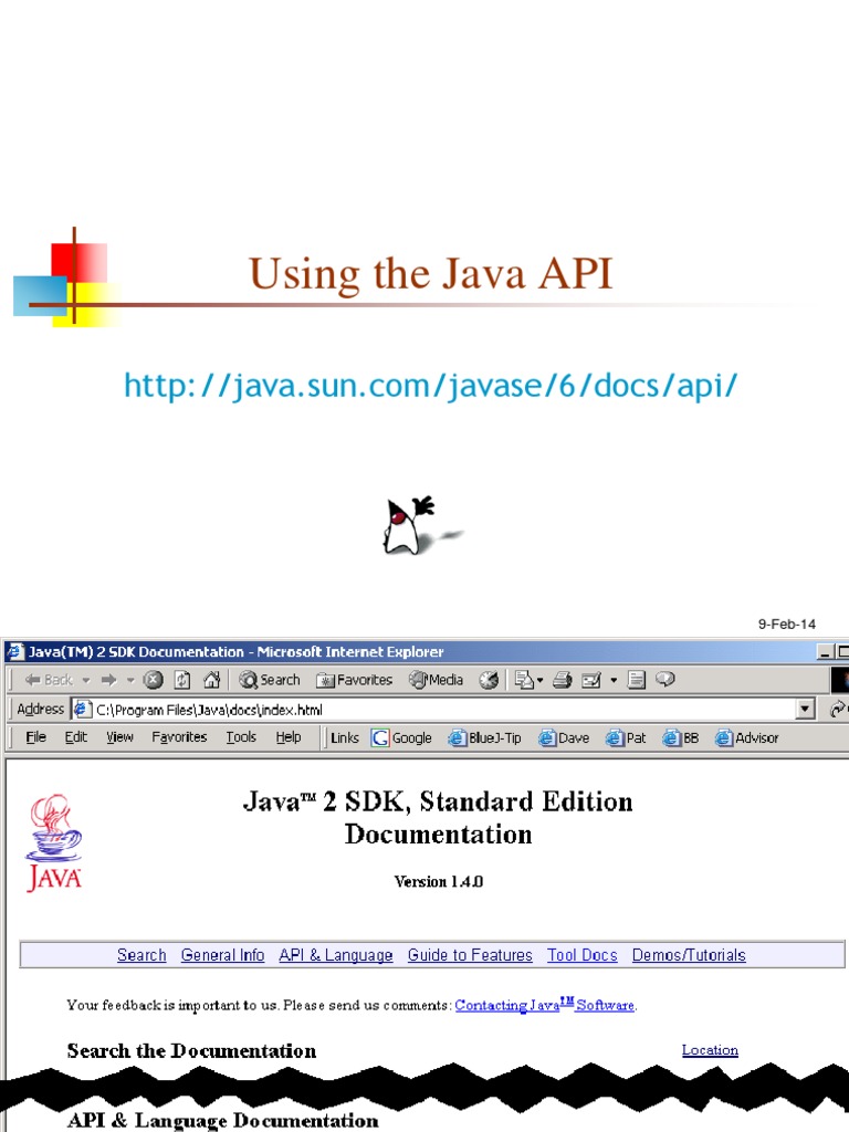 Using The Java API | PDF | Java (Programming Language) | Application Programming Interface