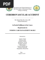 CVD Case Study | PDF | Stroke | Ischemia