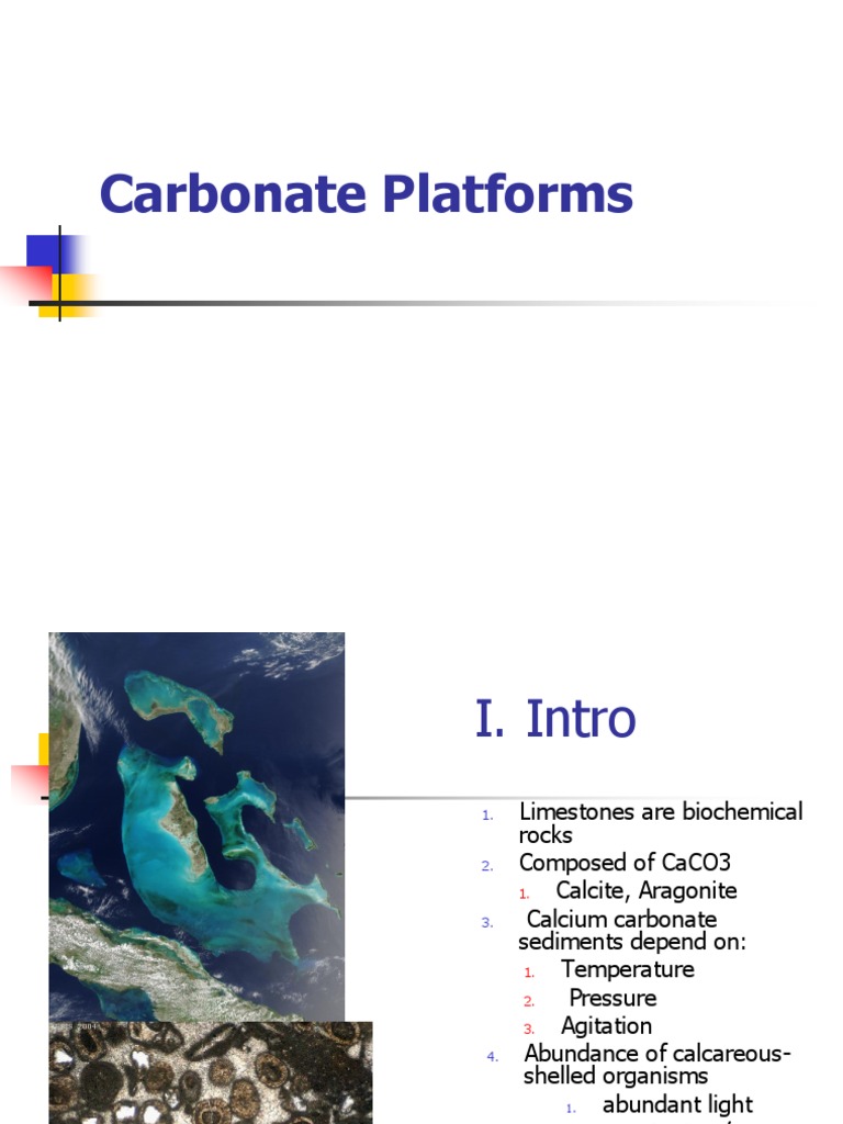 Carbonate Platforms: Characteristics, Facies Distributions, and ...