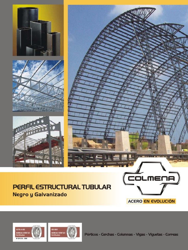 Tuberia Estructural Negra y Galvanizada (Redonda Cuadrada y Rectangular) | PDF