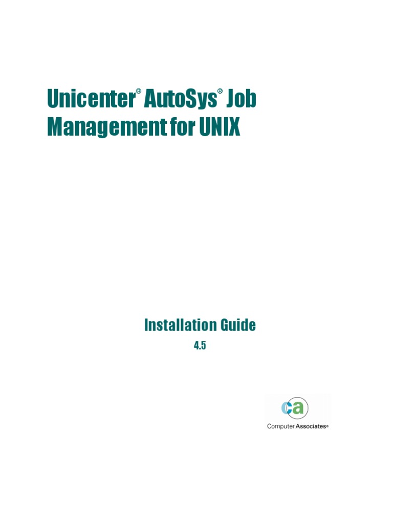 Autosys Job Management Unix Installation Guide Pdf Server Computing Process Computing 2230
