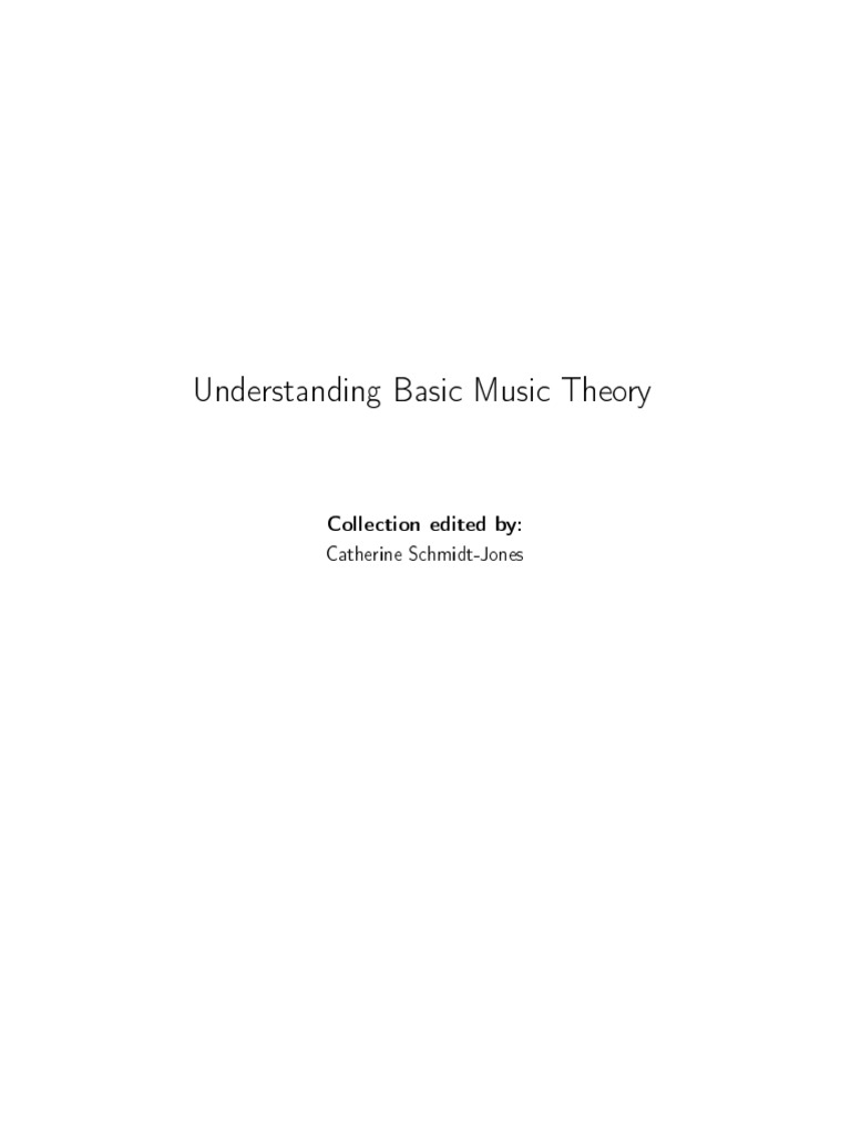 Understanding Basic Music Theory | PDF | Clef | Chord (Music)
