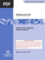 Ansi Fci 70-2 | PDF | Valve | Pressure Measurement