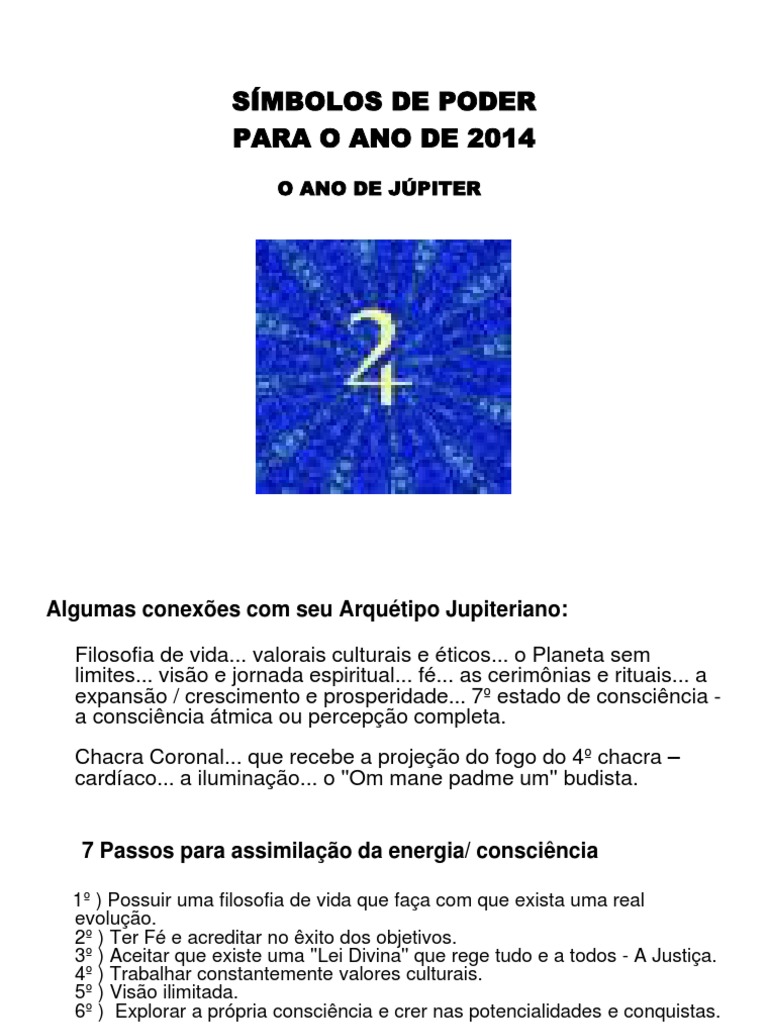 Símbolos de Poder 2014 | PDF | Anjo | Júpiter