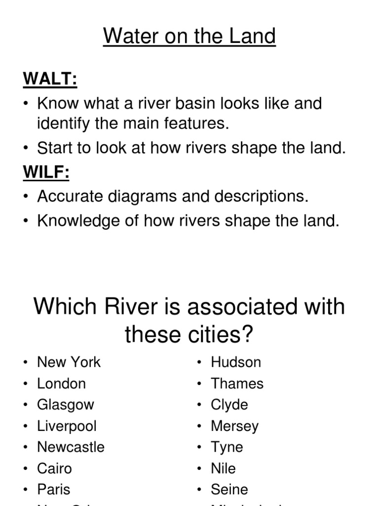 GCSE Rivers River Landforms Formation | River Delta | River