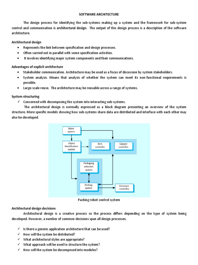 Software Architecture | PDF | Software Architecture | Modularity