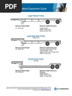 Flatbed Dimensions | PDF | Trailer (Vehicle) | Vehicles
