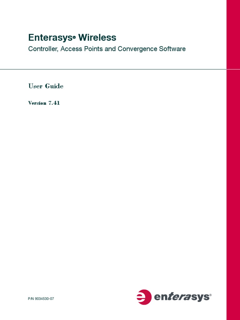 7.41 User Guide | PDF | Wireless Lan | Radius