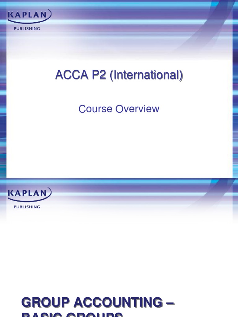 ACCA P2 (International) : Course Overview | PDF | International ...